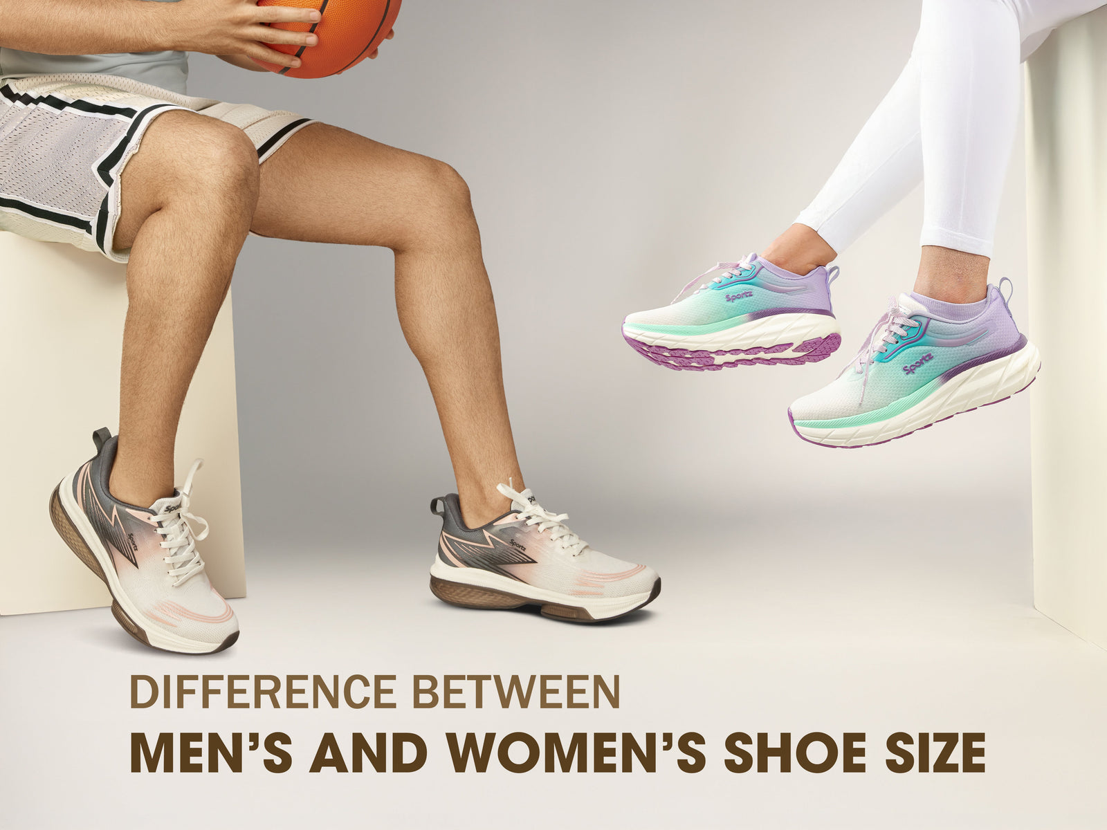 Difference Between Men’s and Women’s Shoe Size – Walkaroo Footwear