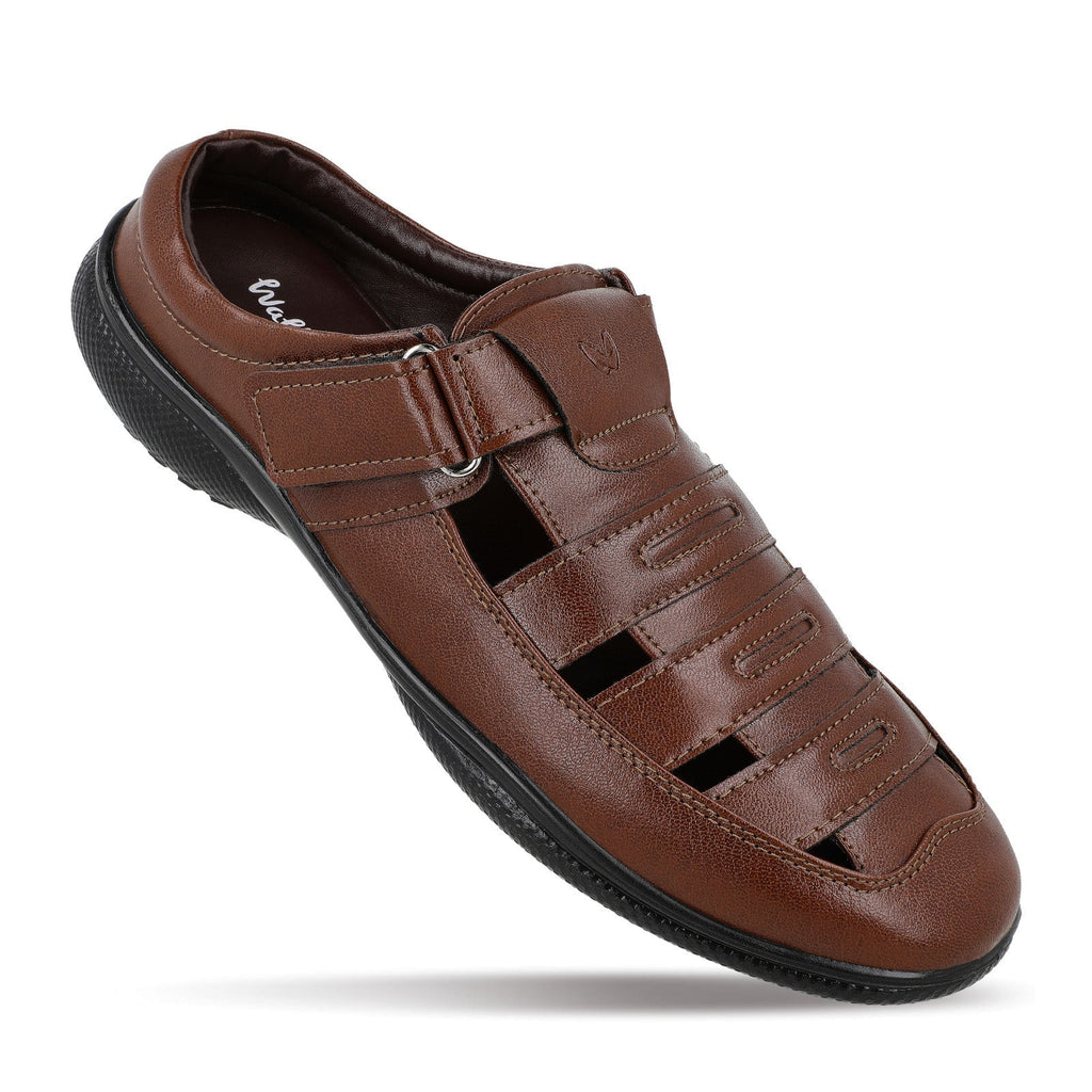 Walkaroo Men Roman Sandals - WF6258 Brown – Walkaroo Footwear
