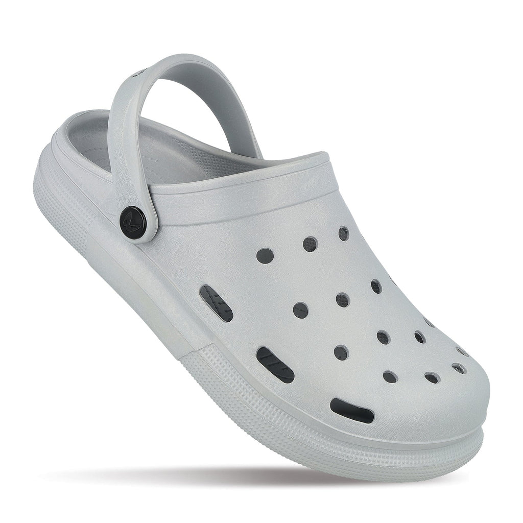 Buy Walkaroo Mens Clogs WC4843 Light Grey Online at Best Price in India ...