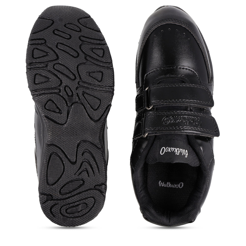 Buy Walkaroo Kids School Shoes 570 Black Online at Best Price in India ...