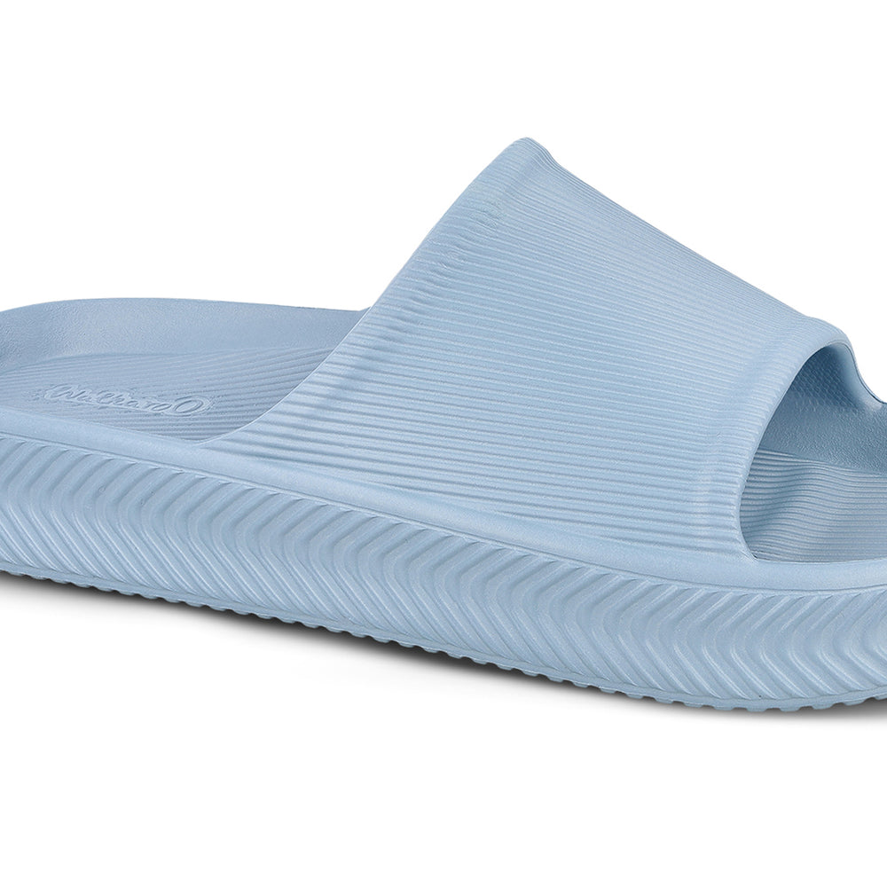 Shop Walkaroo Mens Flip Flop Sliders - WC8737 Aqua Blue Online ...