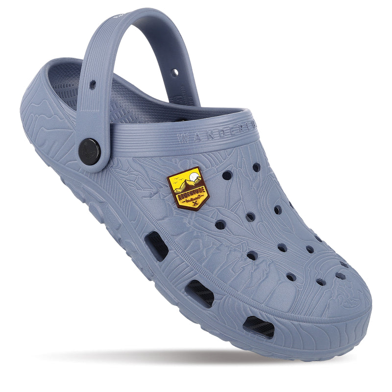 Men's Clogs - WC8801 Cool Grey – Walkaroo Footwear
