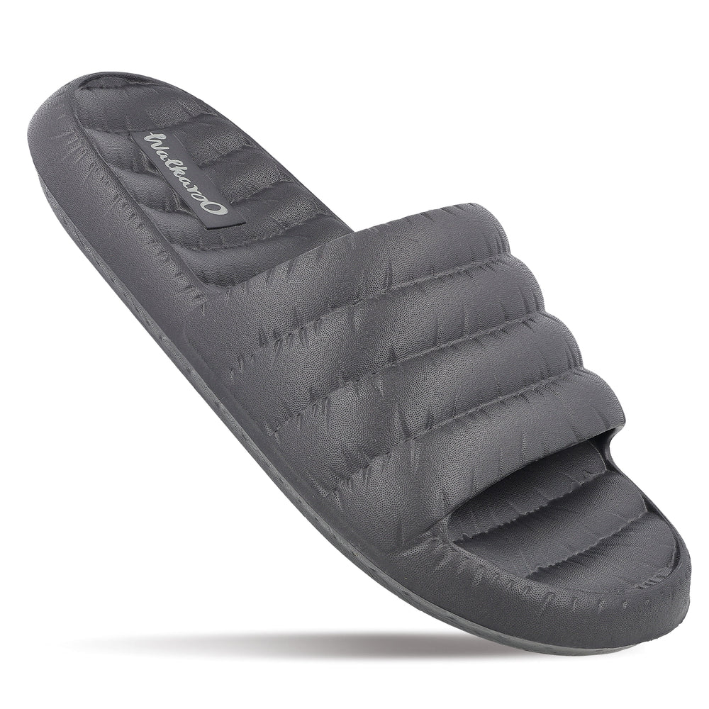 Men's Flip Flop Sliders - WC8770 Dark Grey – Walkaroo Footwear