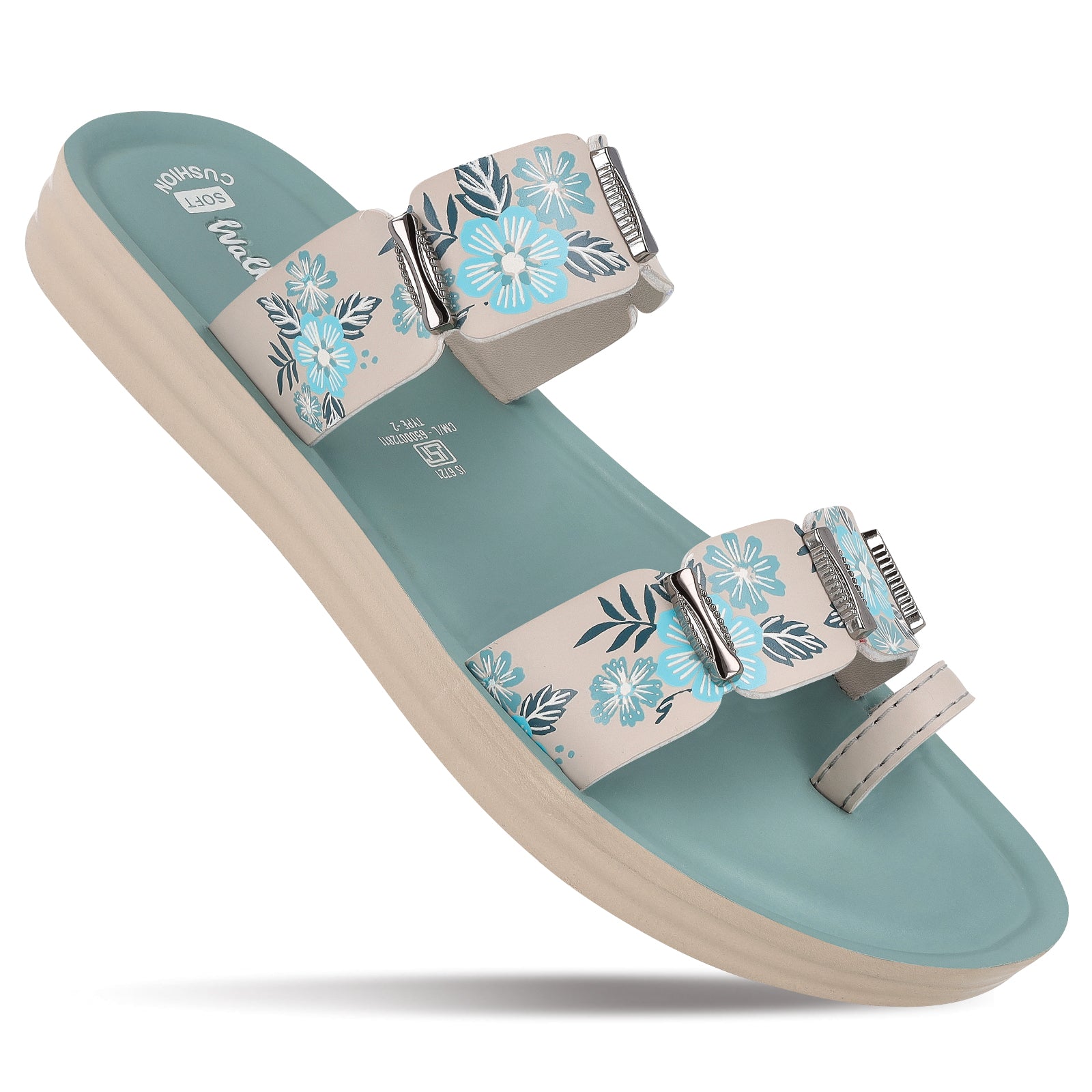Buy Women's Daily Wear Sandals - WLR74018 Turquoise Blue Online ...