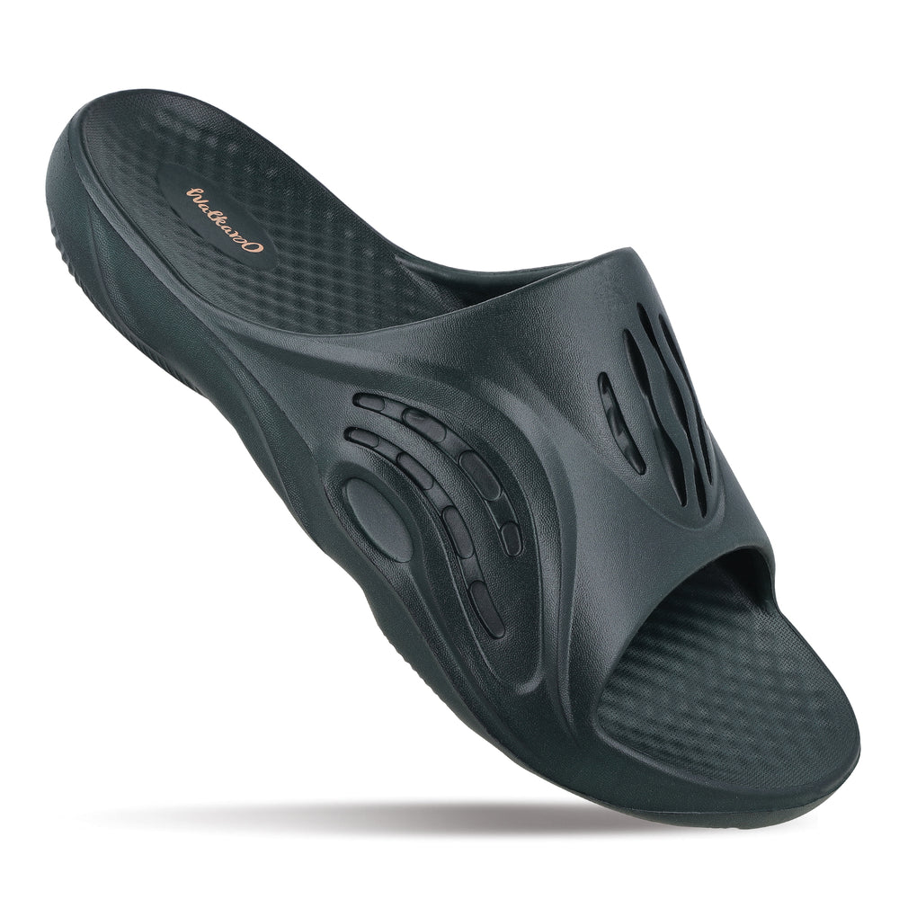 Buy Men's Flip Flop Sliders (WC4281 Dark Green) Online – Walkaroo Footwear