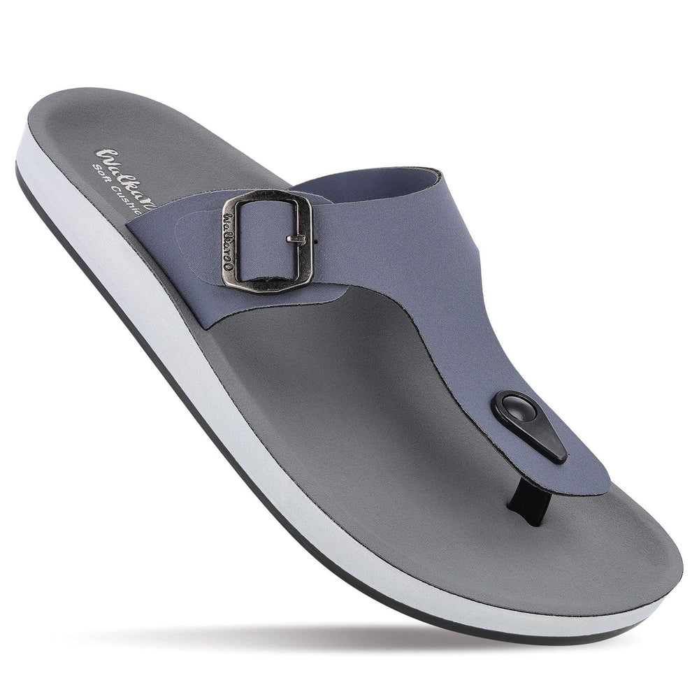 Shop Men's Daily Wear Sandals - WE1332 Blue Grey Online – Walkaroo Footwear