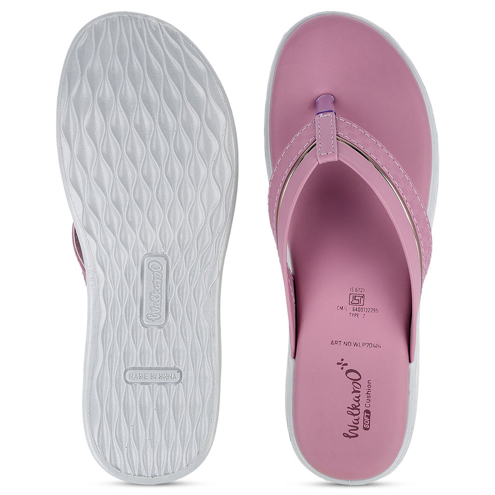 Buy Women's Daily Wear V-Strap Sandals - WLP70414 Mauve Online ...