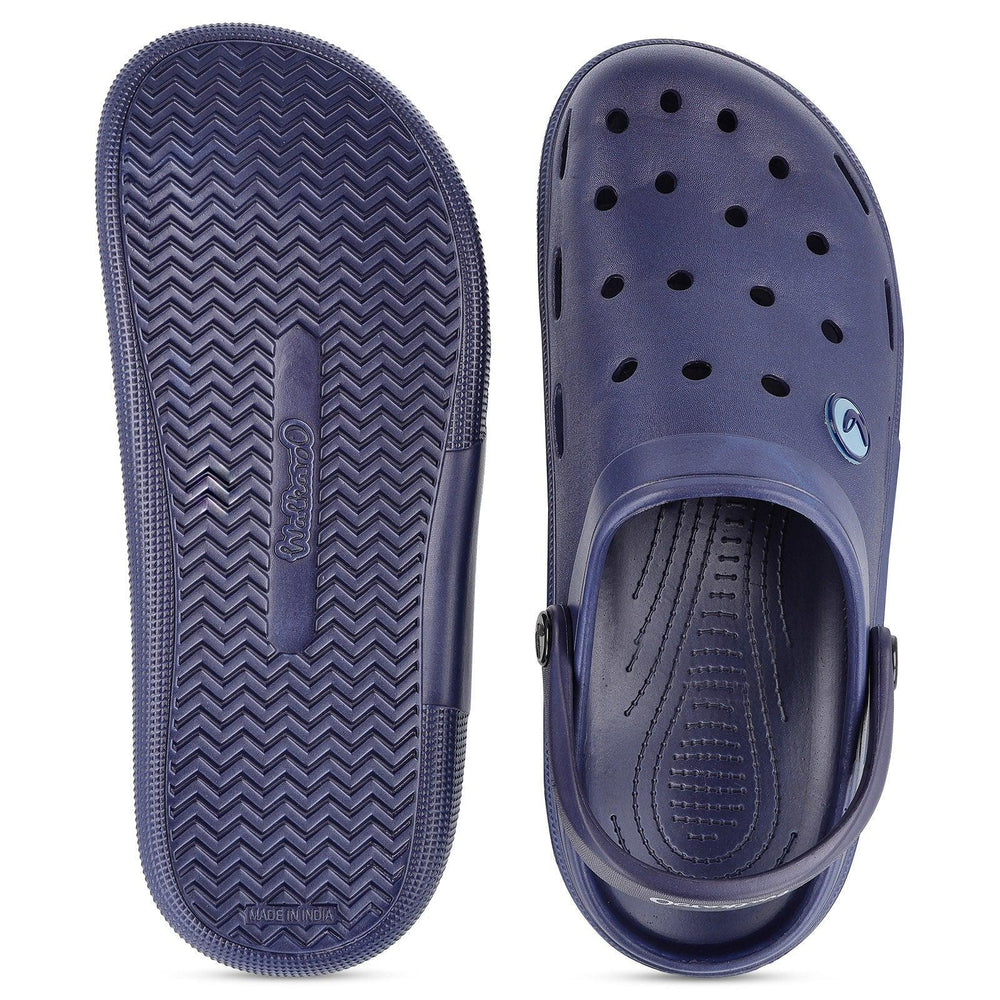 Men's Clogs - WC4843 Navy Blue – Walkaroo Footwear