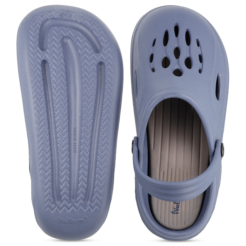 Men's Clogs - WE8827 Cool Grey – Walkaroo Footwear