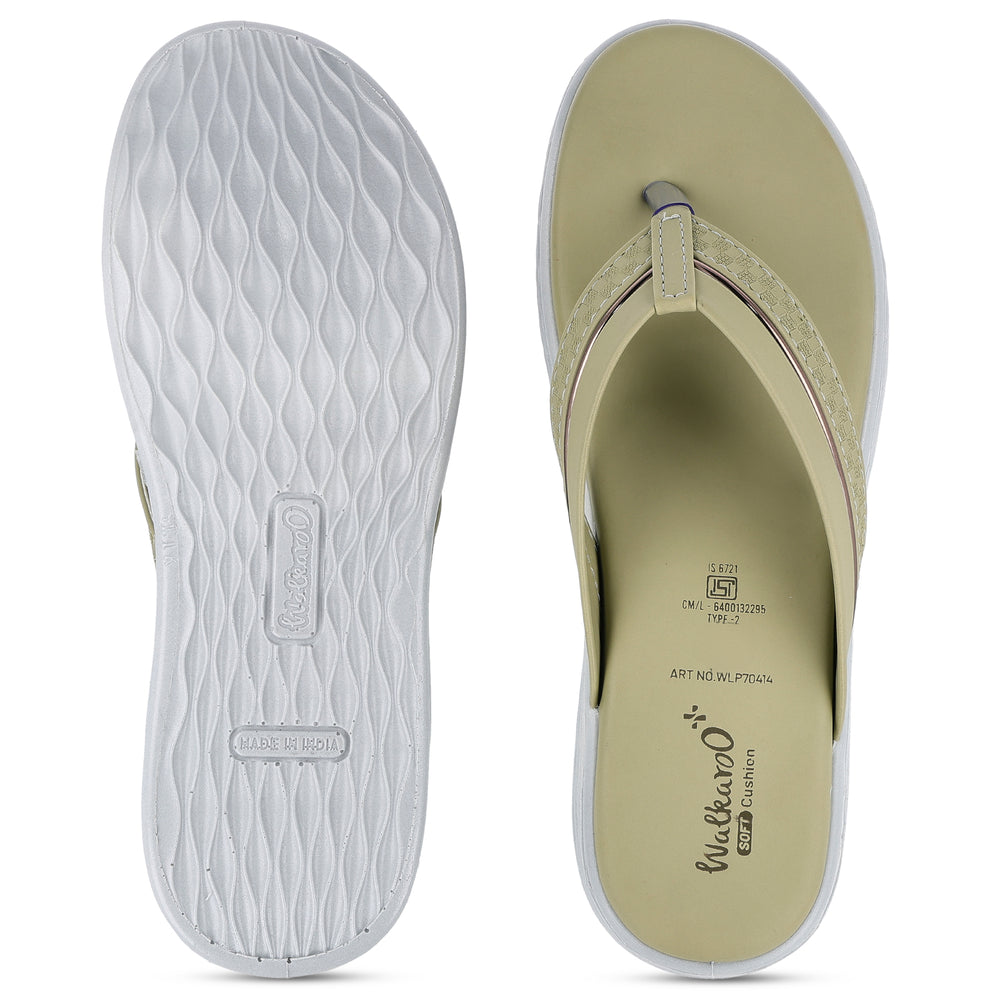 Buy Women's Daily Wear V-Strap Sandals - WLP70414 Pista Online ...