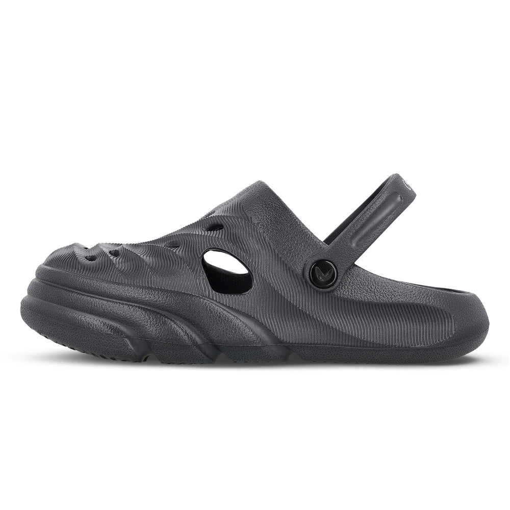 Shop Men's Clogs - WC8732 Dark Grey Online – Walkaroo Footwear