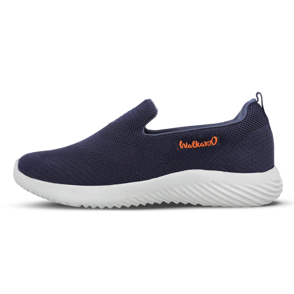 Men's Slip-on Walking Shoe - XS9750 Blue – Walkaroo Footwear