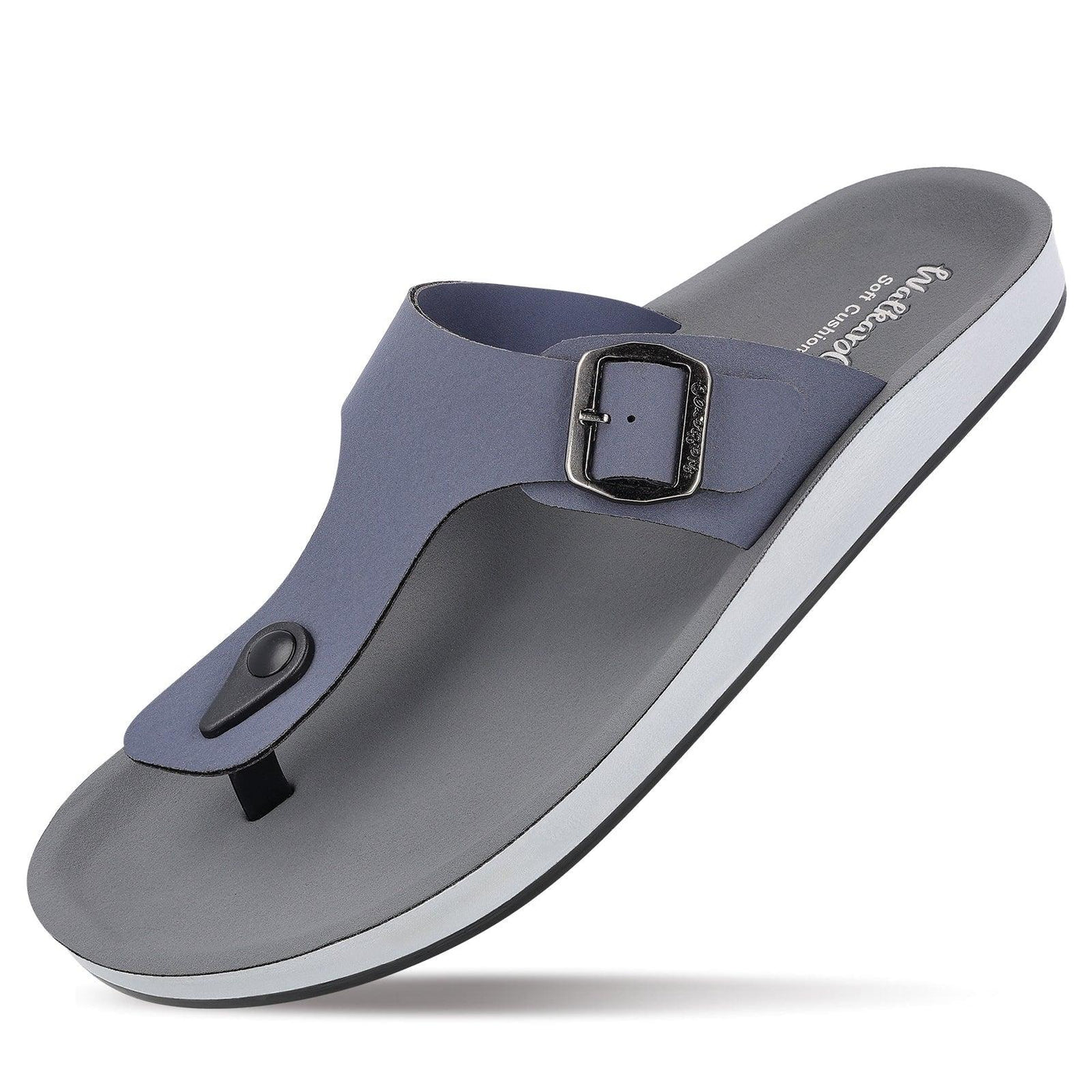 Shop Men's Daily Wear Sandals - WE1332 Blue Grey Online – Walkaroo Footwear