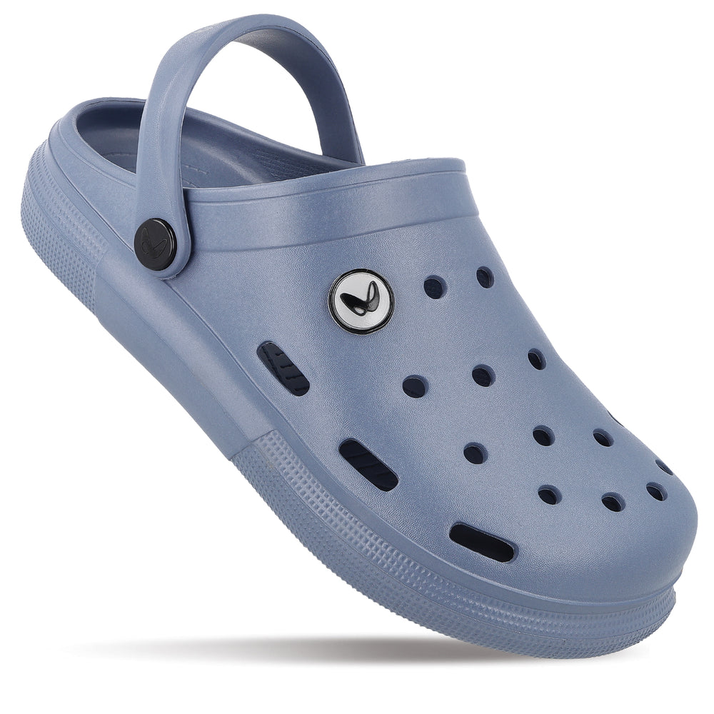 Buy Walkaroo Mens Clogs WC4843 Cool Grey Online at Best Price in India ...