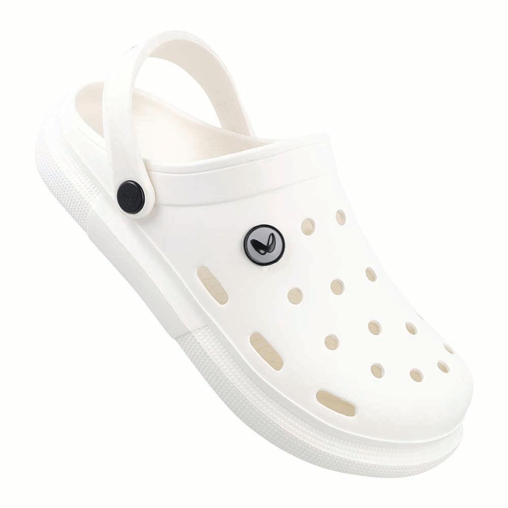 Walkaroo Mens Clogs - WC4843 White – Walkaroo Footwear