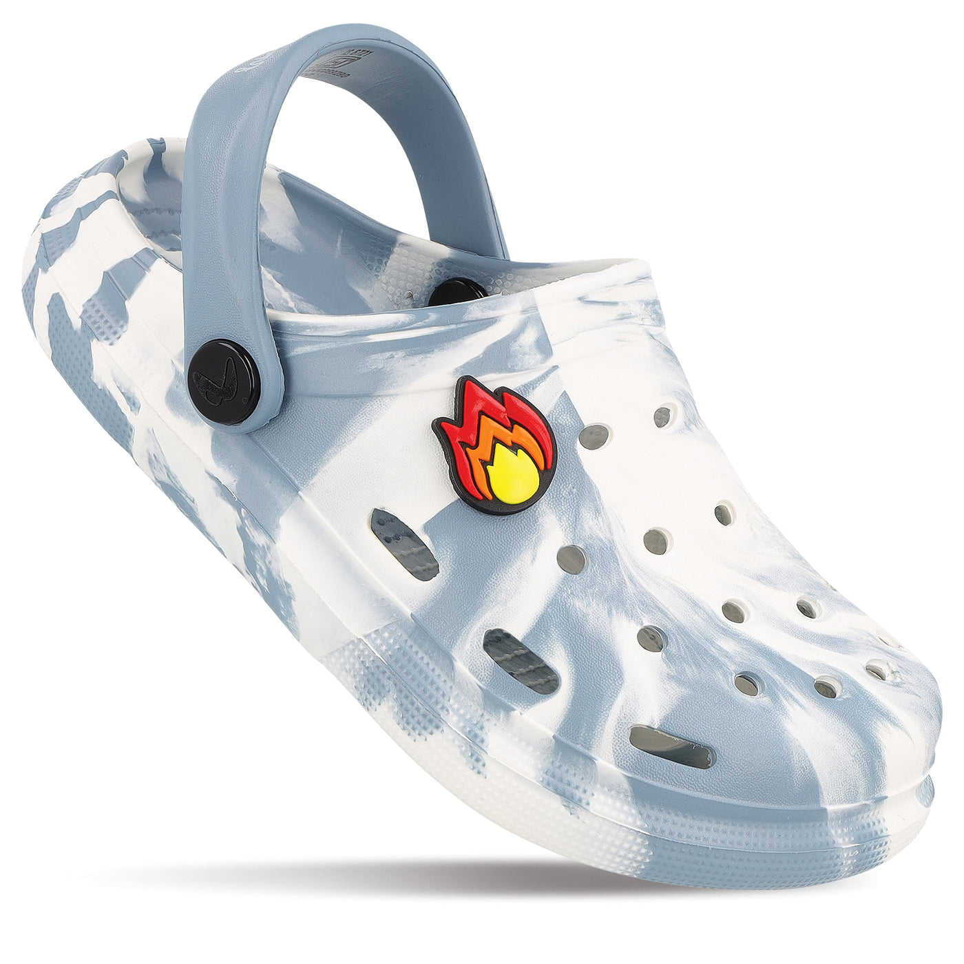 Kid's Clogs - WC8778 Aqua White – Walkaroo Footwear