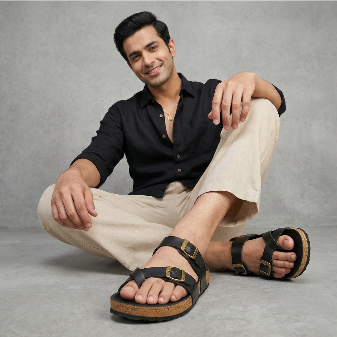 Buy Best Sandals for Men Online in India – Walkaroo Footwear