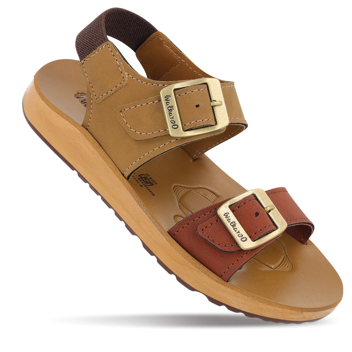 Kid's Daily Wear Sandal - WK733 Barn Red – Walkaroo Footwear