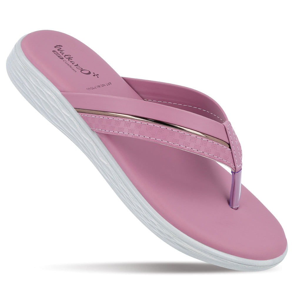 Buy Women's Daily Wear V-Strap Sandals - WLP70414 Mauve Online ...